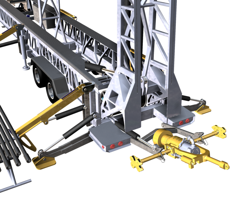 The XK-100 Super Handler™ - Venturetech Hydraulic Pipe Handler