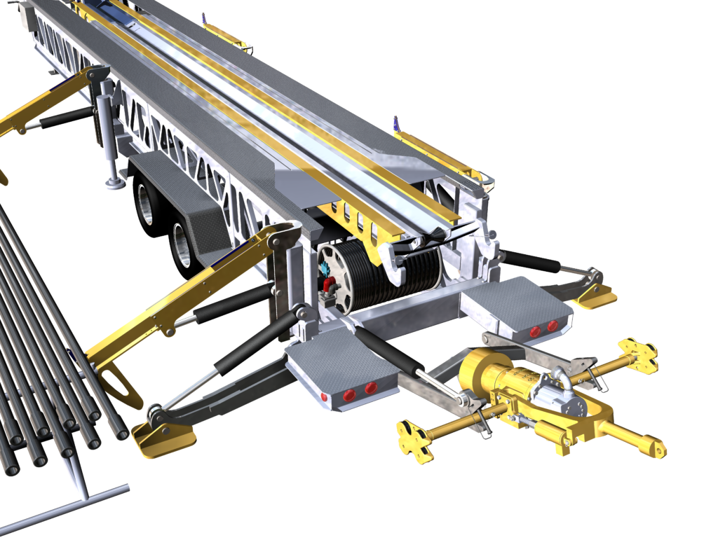 The XK-100 Super Handler™ - Venturetech Hydraulic Pipe Handler
